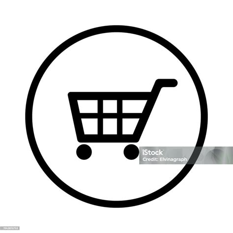 Checkout Cart Online Shop Icon Vecor Stock Illustration Download Image Now Basket Business