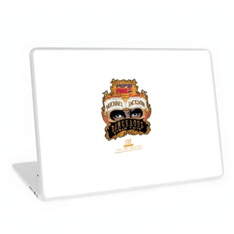 Vintage Michael Jackson Dangerous World Tour 1993 Laptop Skins Sold By