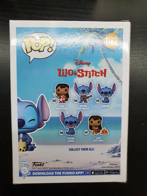 Funko Disney Lilo Stitch Pop Stitch With Boba Vinyl Figure Hot