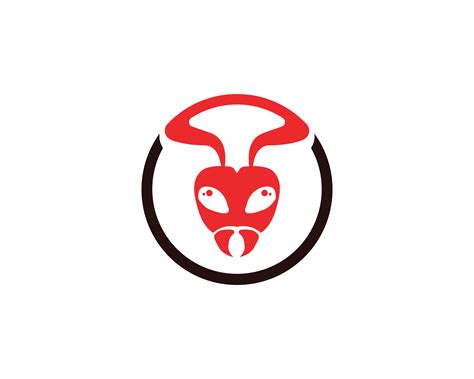 Ant Head Logo Template Vector Illustration 584793 Vector Art At Vecteezy