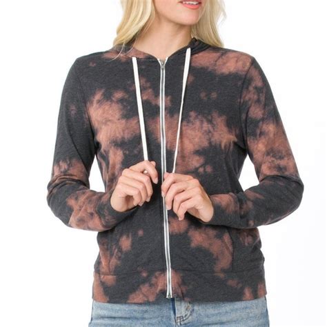 Tie Dye Zip Hoodie Etsy
