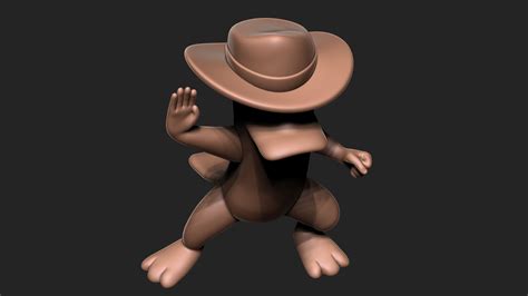 Free Stl File Perry The Platypus・design To Download And 3d Print・cults