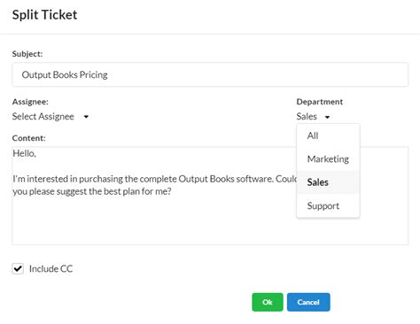 Split Ticket Output Desk Ticket Management Software