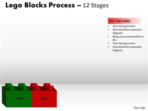 Lego Blocks Process Stages Style Powerpoint Slides And Ppt Templates PowerPoint