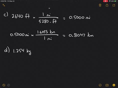 Solved Make The Following Conversions Using The Conversion Charts