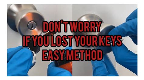 How To Unlock Lock Without Key Youtube