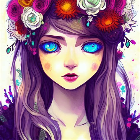 Gorgeous Russian Girl With Long Hair · Creative Fabrica