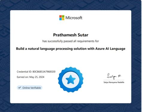 Prathamesh Sutar On Linkedin Ai Azure Nlp Continuouslearning