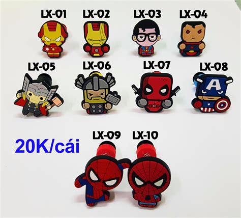 Sticker Nhựa Jibbitz Lò Xo Gắn Dép Crocs Mixasale