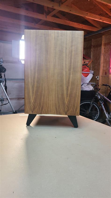 Down Firing Walnut Subwoofer R Diysound