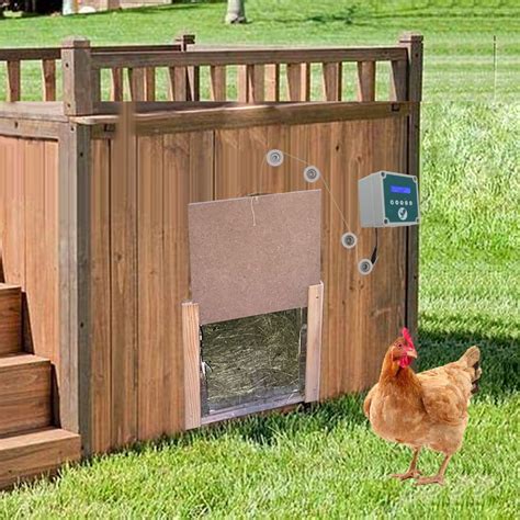 Automatic Chicken Coop Door Controller Ip Cage Opener Remote Control Poultry House Door