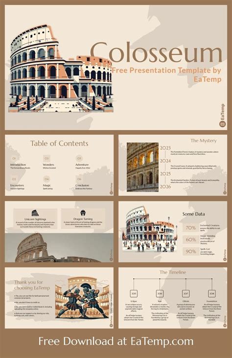Colosseum 13 파워 포인트 디자인 포트폴리오 디자인