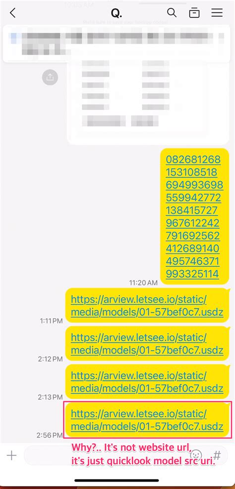 Issue Where Website Sharing Link Changes To Usdz Model Link In