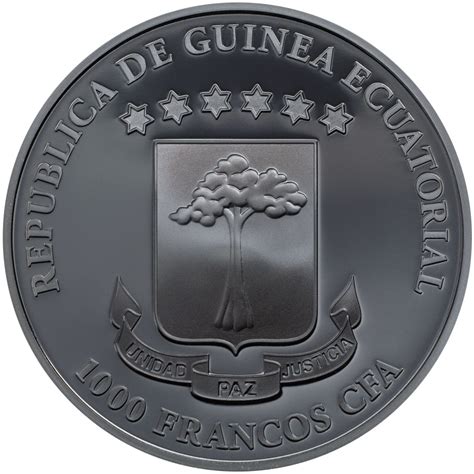 1000 Francos Cfa Dark Side Grim Reaper Guinea Ecuatorial Numista