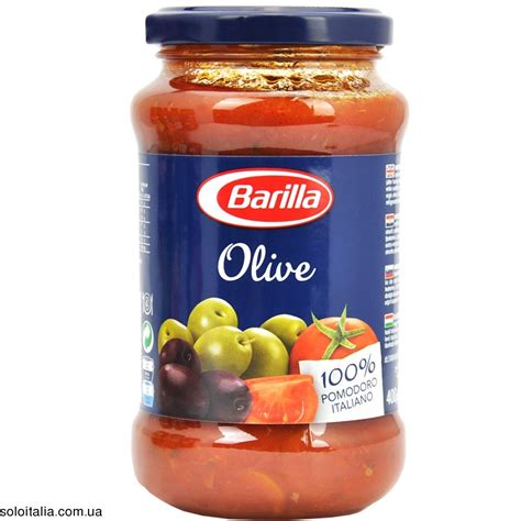 Соус Barilla Olive (с оливками) - Соусы и приправы / Solo Italia