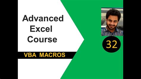 Advanced Excelvba Tutorial 32 Event Driven Programming Intro