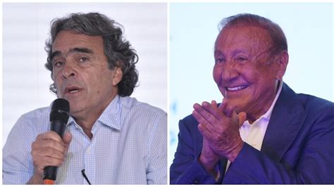 Sergio Fajardo En Monserrate Y Rodolfo Hernández De Manera Improvisada