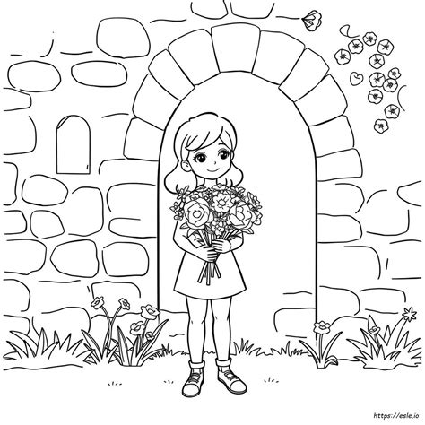 May Colouring Pages