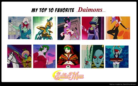 My Top 10 Favourite Daimons Sailor Moon By Nurfaiza On Deviantart