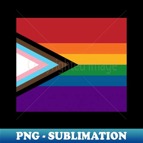 Seamless Repeating Progressive Rainbow Pride Flag Pattern Inspire