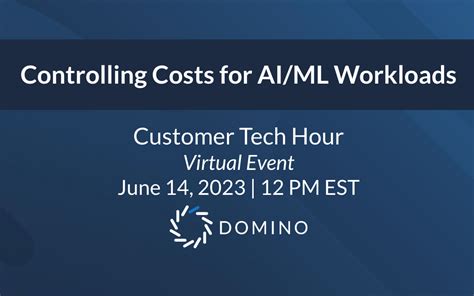 Controlling Costs For Ai Ml Workloads