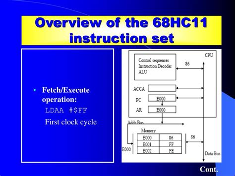 ppt mc68hc11 instruction set powerpoint presentation free download