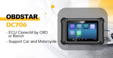 OBDSTAR DC706 ECU ECM TCM BCM Cloning Programming Tool ECU Programmer