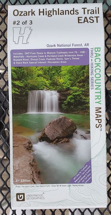 Ozark Hiking Trail Maps Ozark Highlands Trail West 1 Of 3 Lake Fort