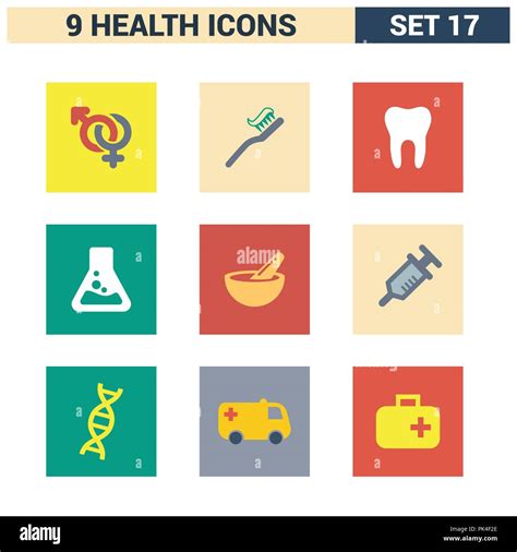 Health Icons Set Vector Stock Vector Image And Art Alamy