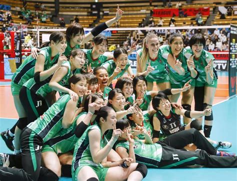 バレーボール Jtが2連覇 東レは今季初黒星で痛恨v逸vリーグ女子決勝スポーツデイリースポーツ Online