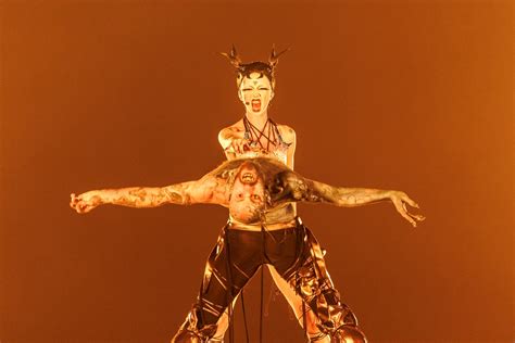In Pictures Bambie Thugs Spellbinding Eurovision Semi Final