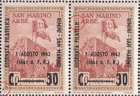 San Marino Stamp Varieties World Stamps Project
