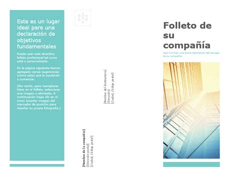 Colección 104 Ejemplos Folletos Informativos Creativos Gratis