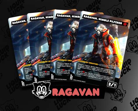 Ragavan Nimble Pilferer Mtg Proxy Full Art Custom Mtg Etsy Uk