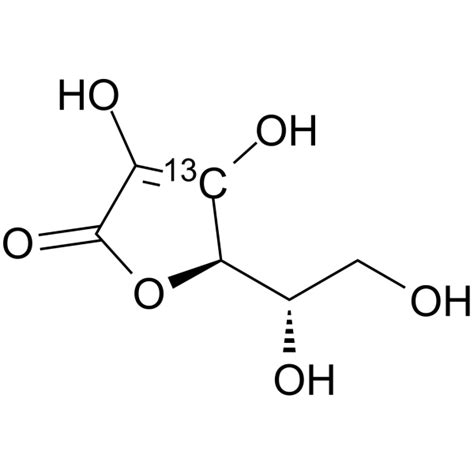 L Ascorbic Acid 13c 2 L Ascorbate 13c 2 Stable Isotope Medchemexpress