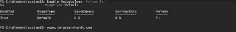 how to implement data deduplication using powershell · jorge bernhardt