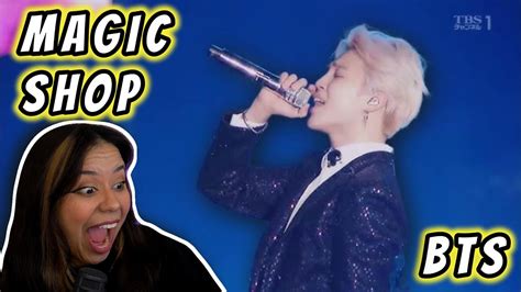 BTS 방탄소년단 Magic Shop Live Performance first time REACTION YouTube