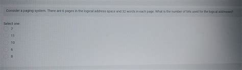 solved consider a paging system there are 6 pages in the