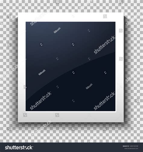 Vector Realistic Vintage Style Blank Instant Stock Vector Royalty Free Shutterstock