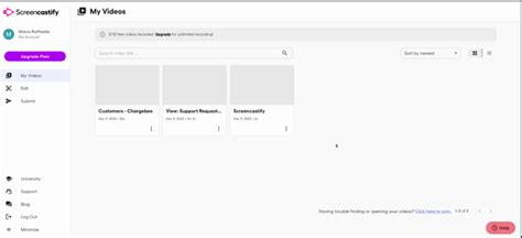 Unable To Delete Videos Screencastify