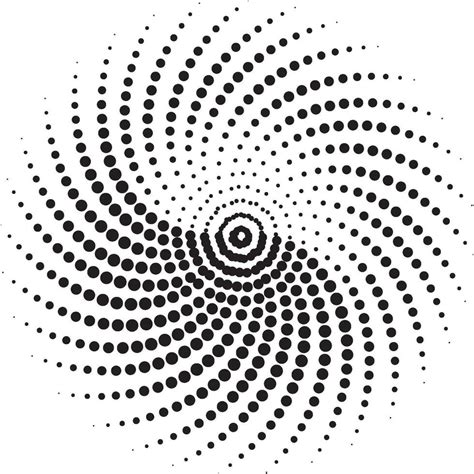 A Circular Dot Pattern With Black Colors Dot Black Gradient Symbol Logotype Circular Shape