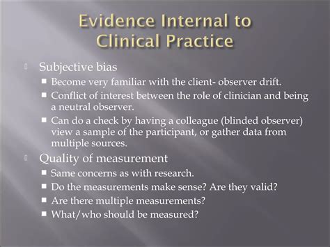 Validity Of Evidence Ppt