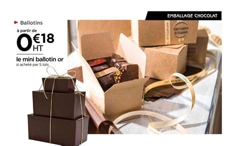 Promo Le Mini Ballotin Or Chez Retif Icatalogue Fr