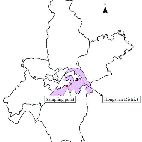 Map Showing The Location Of The Sampling Point Download Scientific