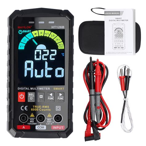 MAYILON HT B Handheld Portable Intelligent Digital Multimeter Large VA Screen Display