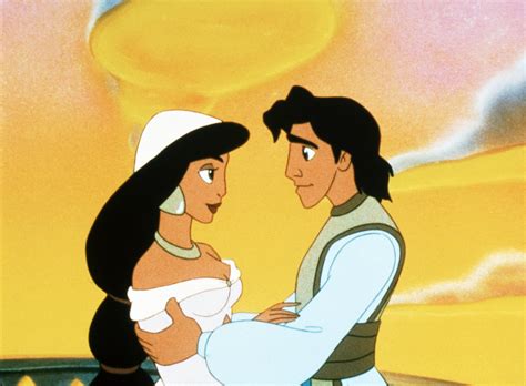 Aladdin And Jasmine Wedding Kiss