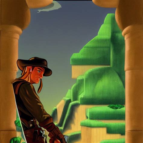 Krea Ai Indiana Jones And The Legend Of Zelda Link By Raph