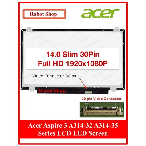 LCD LED 14 0 30pin For Acer Aspire 3 A314 32 A314 35 Series LCD LED