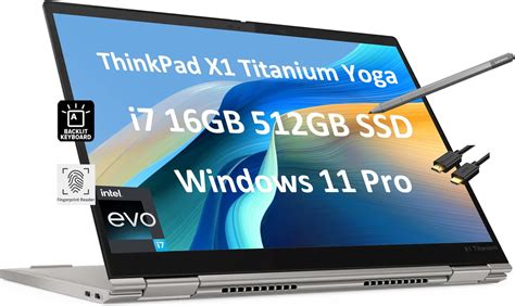 Amazon Com Lenovo Thinkpad X Titanium Yoga In Laptop Qhd Touchscreen Intel Core I