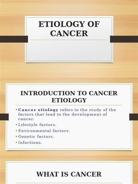 Etiology Of Cancer Bajam42 Pdf Cancer Carcinogenesis